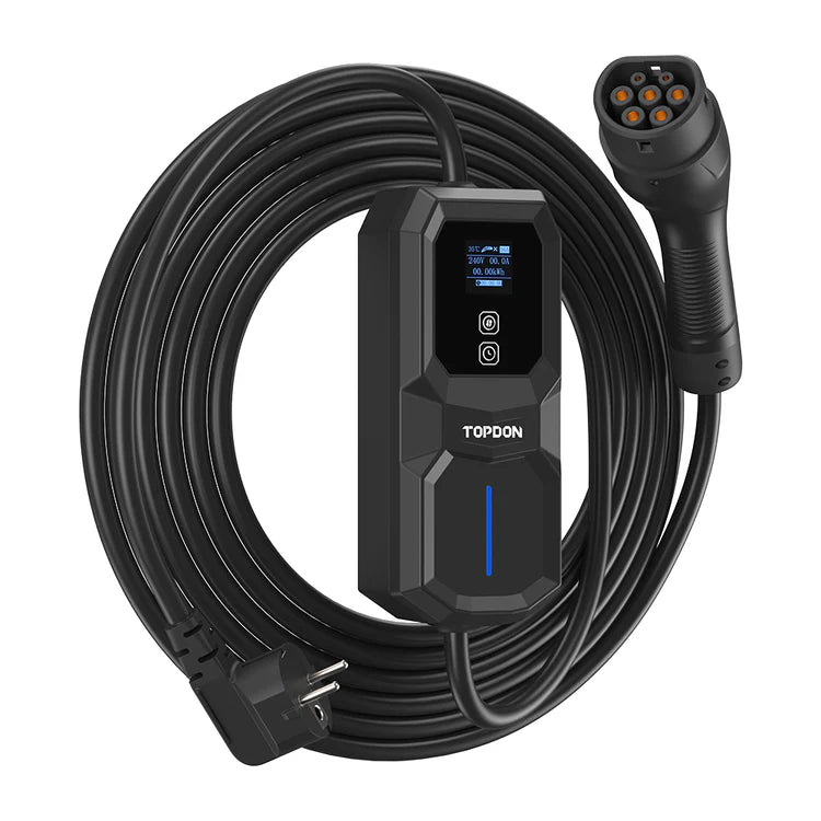 PulseQ AC Portable EV Lader – Topdon Norge AS